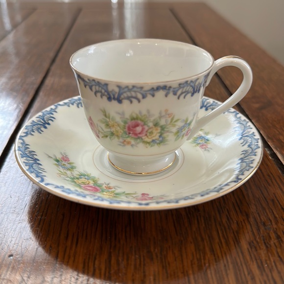 Cherry China | Kitchen | Vintage Cherry China Tea Cup And Saucer | Poshmark